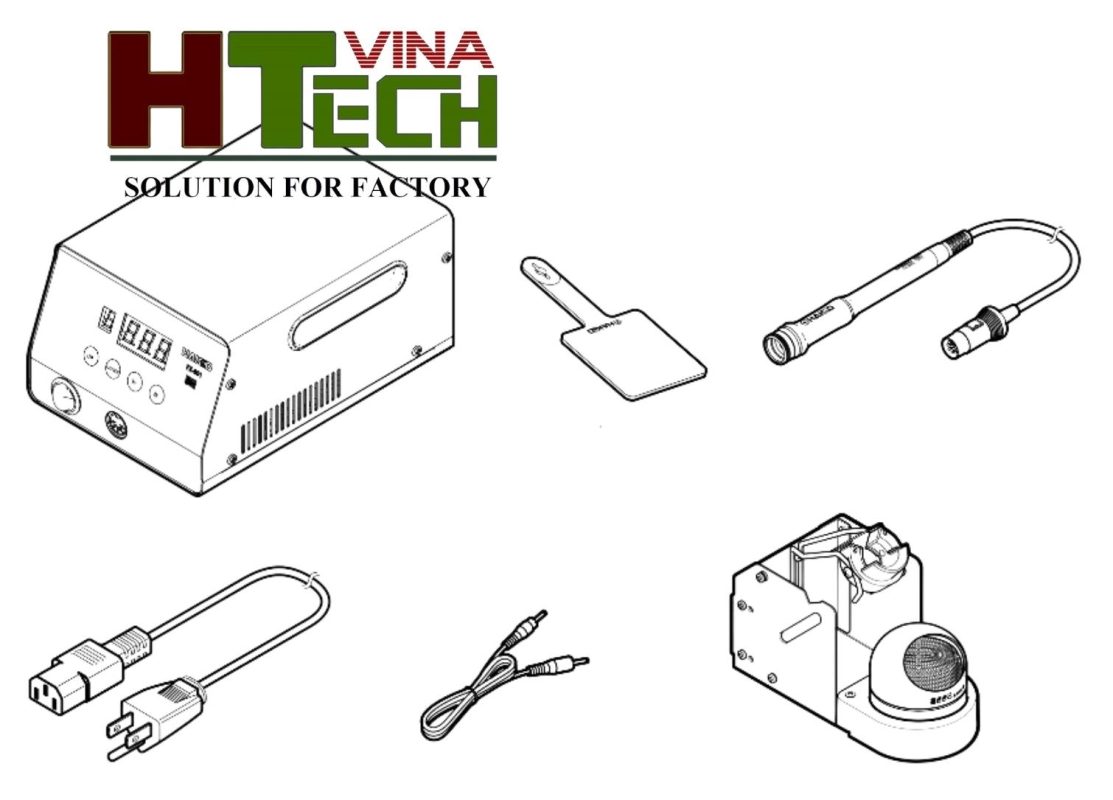 Máy hàn HAKKO FX-801 công suất cao 300W, hàng chính hãng