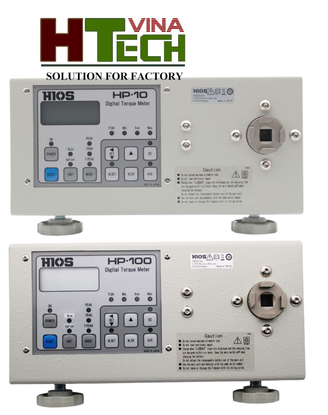 Máy đo lực siết Hios HP-10, HP-50, HP-100 sản xuất tại Nhật Bản.