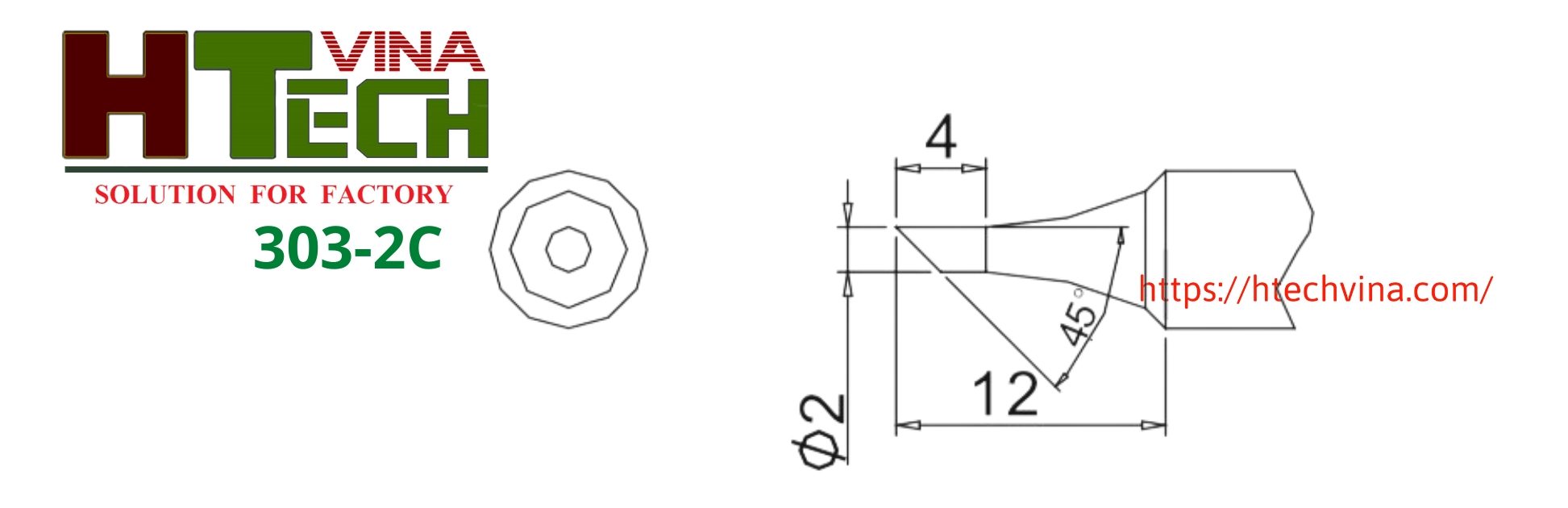 Mũi hàn 303-2C, giá rẻ nhất , hàng có sẵn, đầu hàn chất lượng cao.