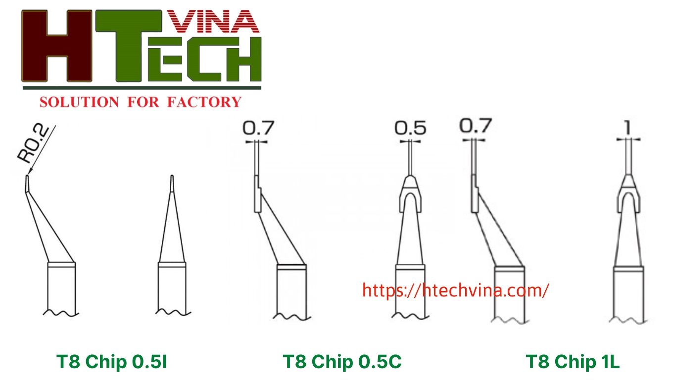 Mũi hàn T8 Chip giá rẻ nhất, hàng sẵn kho, đầu hàn chất lượng cao.