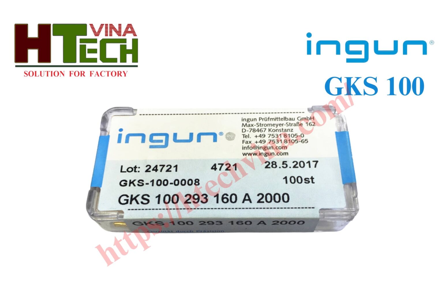 Chân Pin ICT-FCT Ingun GKS-100 293 160 A2000-Đầu dò thử nghiệm ICT