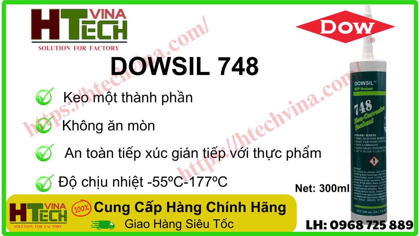 Keo Dowsil 748-100% Chính Hãng-Giá Rẻ Nhất-NPP Uy Tín Hàng Đầu