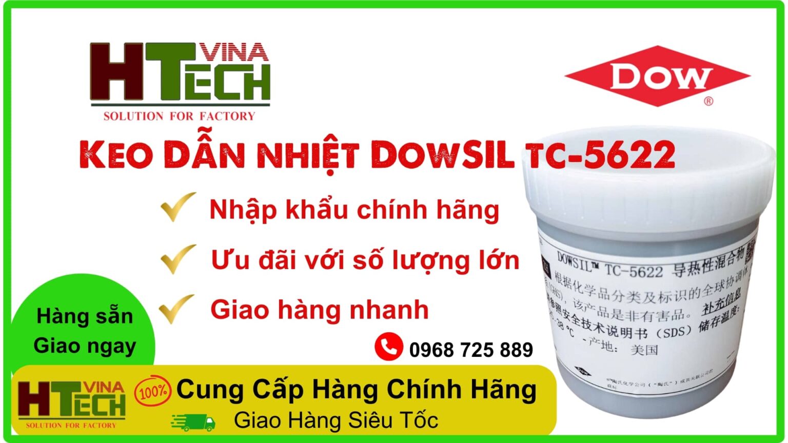 Keo Dẫn Nhiệt Dowsil TC-5622 - Chính Hãng - Giá Rẻ Nhất Thị Trường