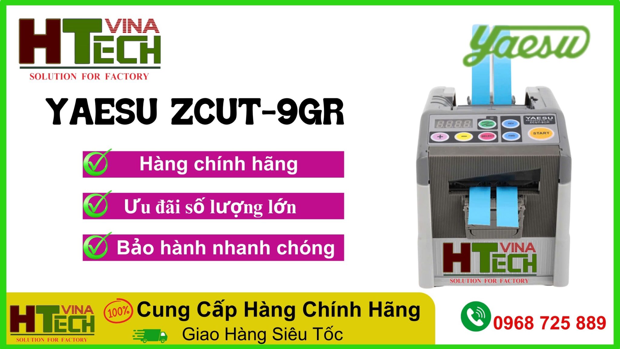 Máy cắt băng keo Yaesu Zcut-9GR - Nhập Khẩu Chính Hãng-Giá Rẻ Nhất